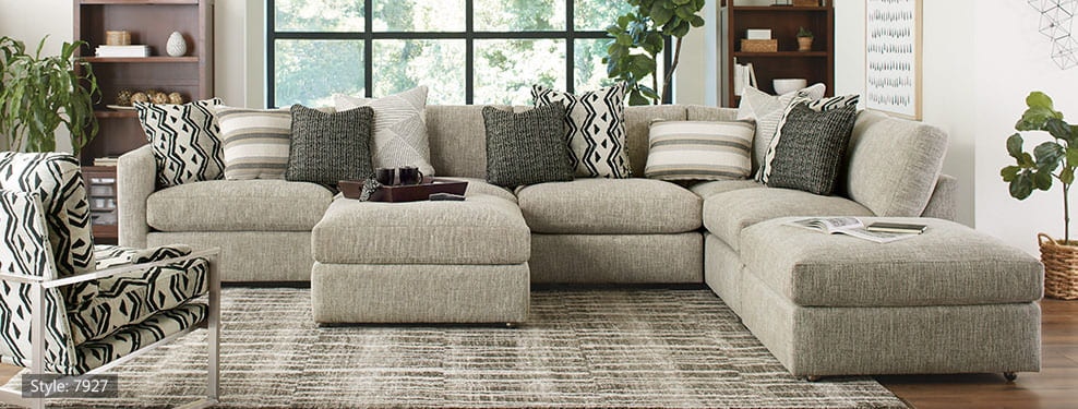 Craftmaster Living Room Ottoman 058900 Craftmaster Hiddenite Nc